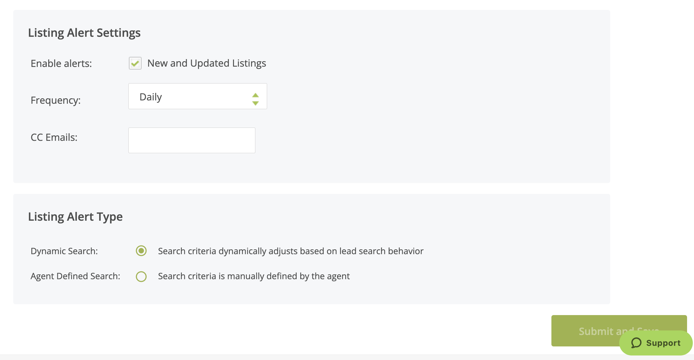 Listing Alert Types (Dynamic vs Agent Defined vs Lead Defined) – Ylopo Help Center