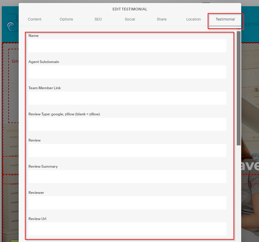 How to Add, Edit or Remove a Testimonial – Ylopo Help Center