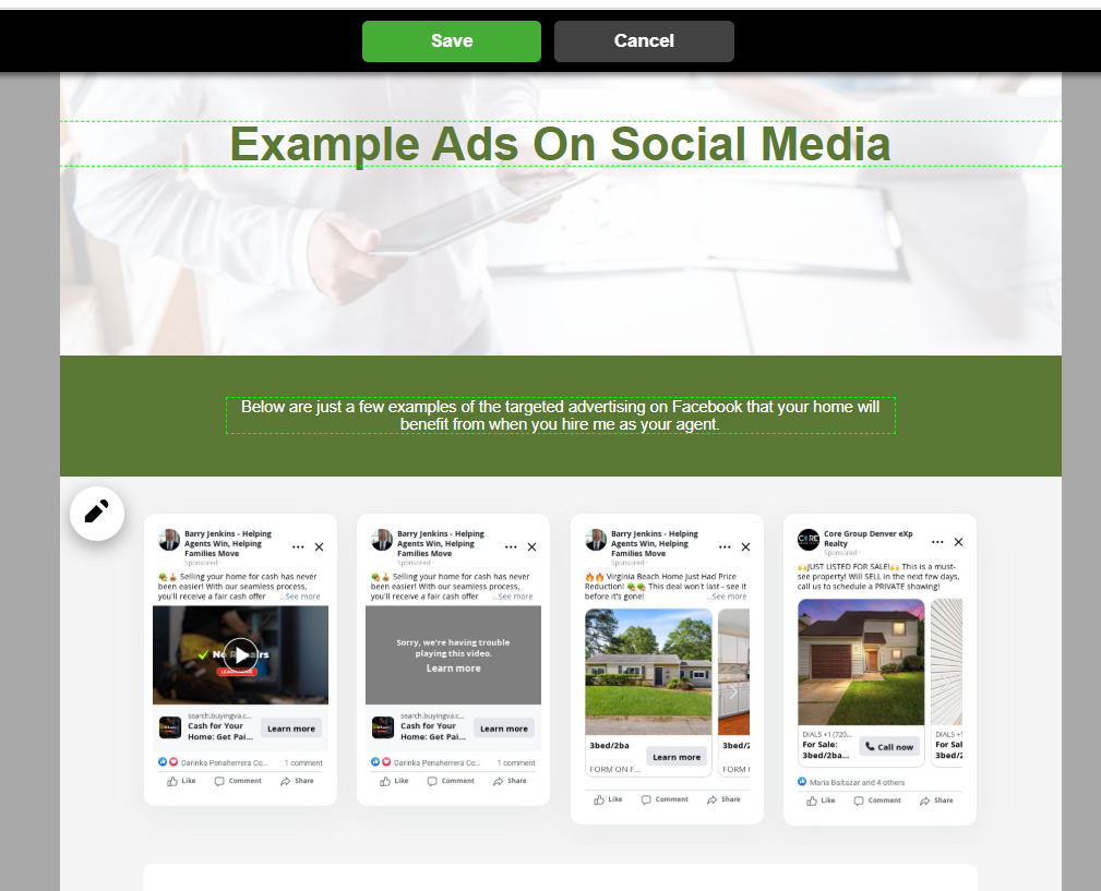 Example Ads on Social – Ylopo Help Center