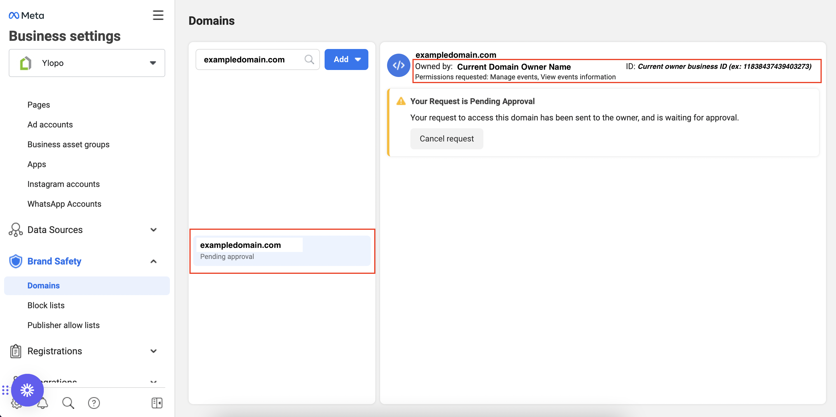 Facebook Domain Verification Troubleshooting – Ylopo Help Center