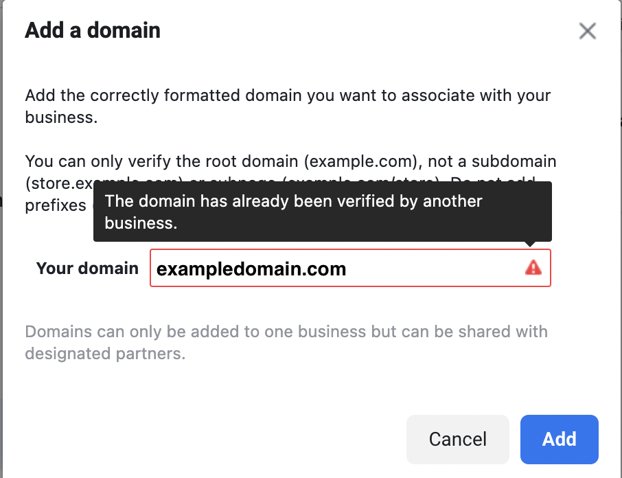 Facebook Domain Verification Troubleshooting – Ylopo Help Center
